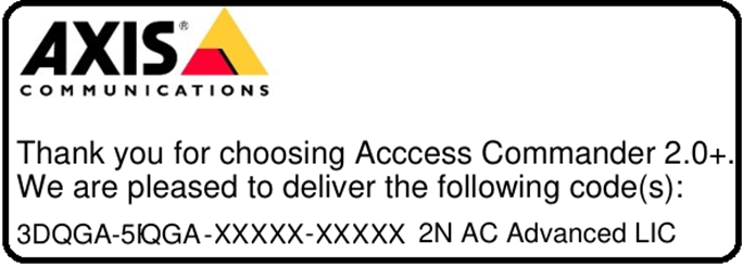 How to Generate 2N Access Commander Licence – Alloys