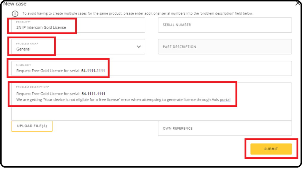 Generating a Gold Licence for 2N Intercoms – Alloys